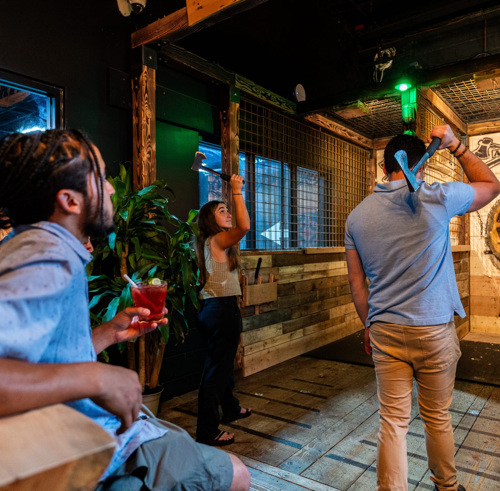 Axe bar - | R1 Indoor Karting | TimeMission | Interactive Darts | Axe ...